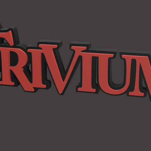 Free STL file Trivium Logo Sign Lamp 🔦 ・3D printing template to download・Cults